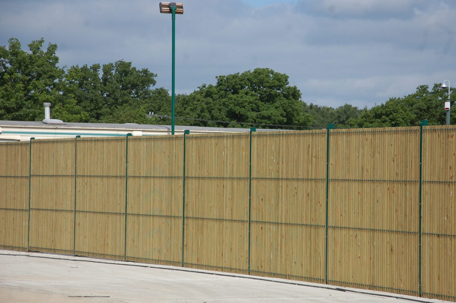 Fencing - Securamesh with Timber Infill